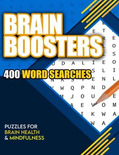 Brain Boosters: Puzzles for Brain Health, Mindfulness, Therapy, Stress ...