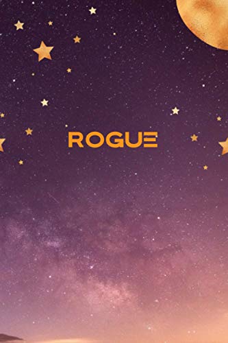Rogue: Personalized Name, Journal Custom Name, (6x9) 110 pages Notebook ...