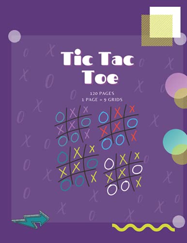 Tic-Tac-Toe Game Book: +1000 Grids With Players' Names and The Winner's ...