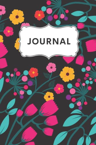 Bold Flowers Journal: Bold Colorful Flower Notebook Journal: Bold ...