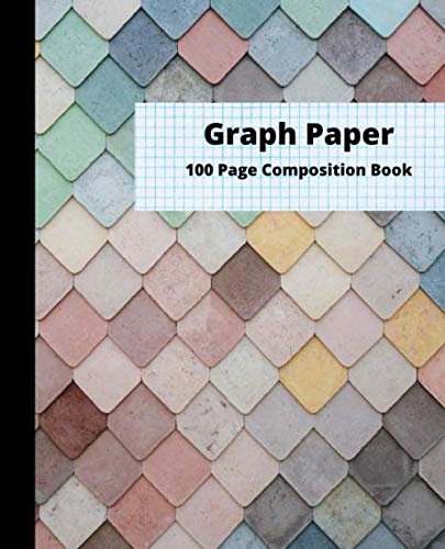 Graph Paper Book: 100 Page graph paper composition book by Sunburst ...
