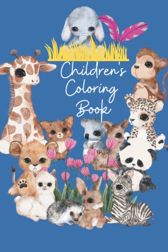 Children's Coloring Book: Blue Coloring Book by Sarah Louise London ...