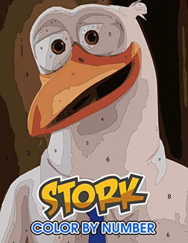 Storks Color by Number: Storks Color Book An Adult Coloring Book For ...