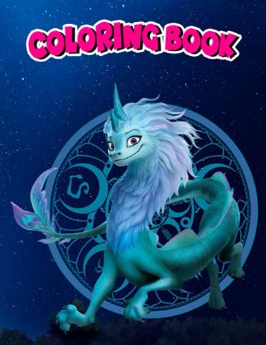 Coloring Book: Raya and the Last Dragon Sisu Sweat, Children Coloring ...