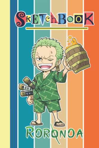 Roronoa Zoro Sketch Book Pirate Hunter Zoro Manga Anime Merch for Women ...