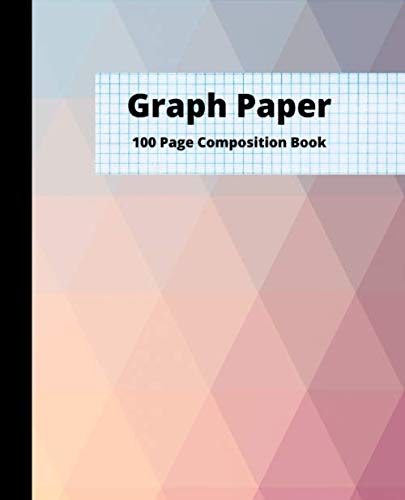 Graph Paper Book: 100 Page graph paper composition book by Sunburst ...