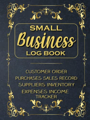Small Business Log Book : Customer Order.Purchases Sales Record ...