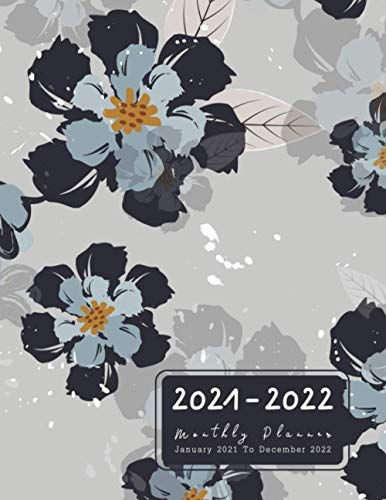 2021-2022 Monthly Planner: Large Two Years Calendar Schedule Organizer ...