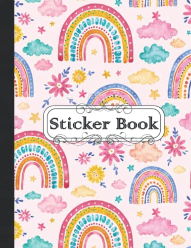 Sticker Book: Blank Sticker Book for Collecting Stickers | Reusable ...