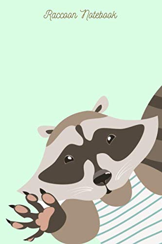 Raccoon Notebook: Portable lined Raccoon - Travel Journal to write in ...