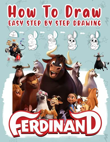 How to Draw Ferdinand: Easy To Follow Step By Step Drawing Lessons ...