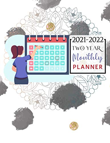 2021-2022 Two Year Monthly Planner: Planner 2021-2022 Weekly and ...