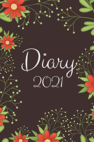 Diary 2021: Day To Page: Simple A5 Size Daily Planner - Diary Day to ...