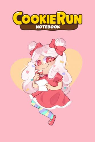 Cookie Run Kingdom Notebook : Cotton Candy Cookie cover (6 x 9) inches ...