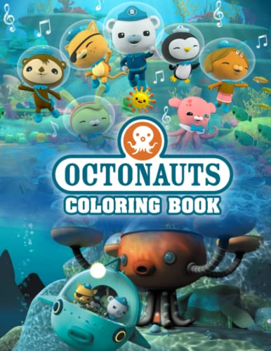 Ọctonaụts Coloring Book: Premium Illustration Pages to Color with One ...