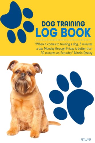 My Brussels Griffon Griffon Bruxellois Training Book: Brussels Griffon ...