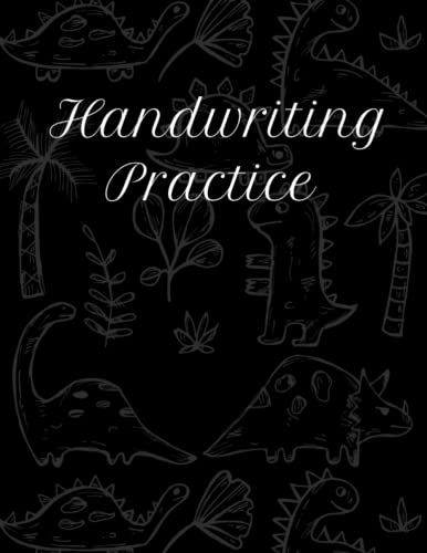 Handwriting Practice Paper: 100 Lined Pages With Dotted Middle ...
