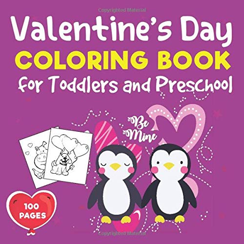 Valentine's Day Coloring Book for Toddlers and Preschool: A Collection ...