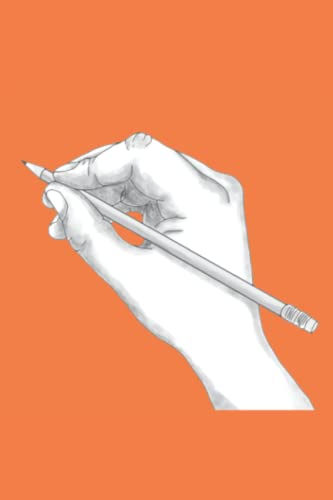 Hand Notebook: Temptatious Tangerine Matte Finish Lined Journal, 120 ...