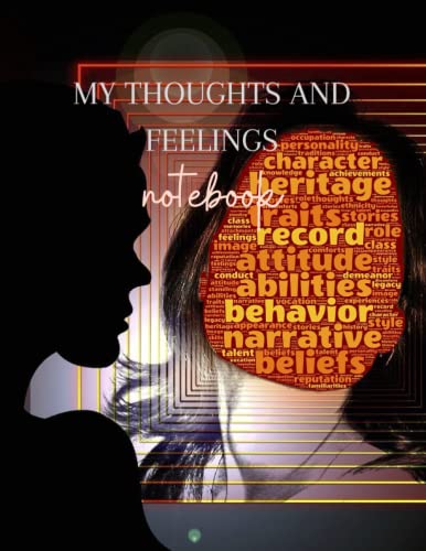 My thoughts and feelings notebook: write your thoughts and feelings in ...
