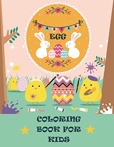 Easter Egg Coloring Book for Kids: easter coloring books for kids ...