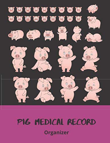 Pig Medical Record Organizer: Pig Medical Records Organizer: Health ...