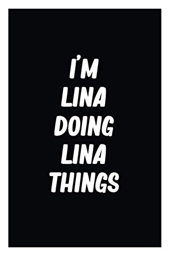 i'm LINA doing LINA things: personalized Notebook Journal Gift Idea for ...