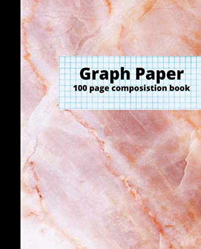Graph Paper Book: 100 Page graph paper composition book by Sunburst ...