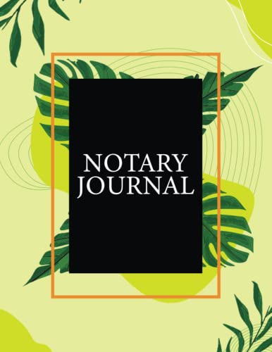 Notary Journal: Notary Log Book - Notary Public Record Book - Notary ...