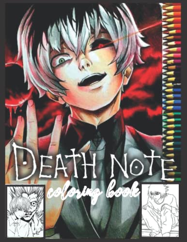 Death Note Coloring Book: Stunning Death Note Coloring Books For Adult ...