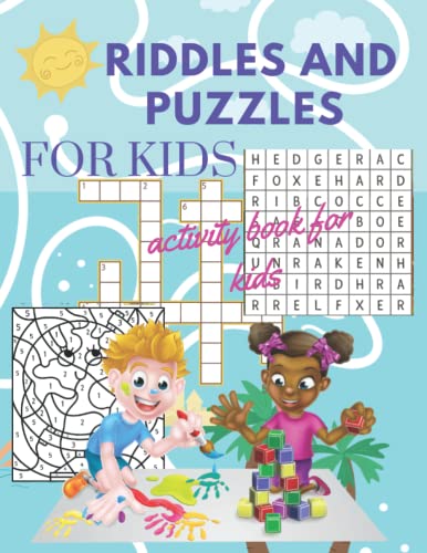 Riddles And Puzzles For Kids: Fun Logic Activity Book For Smart Kids by ...
