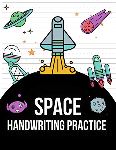 Space Handwriting Paper: Handwriting Practice Paper for Kids Space ...