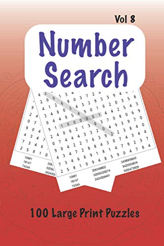 Classic Number Search Puzzles: 100 Large Print Number Search Puzzles ...