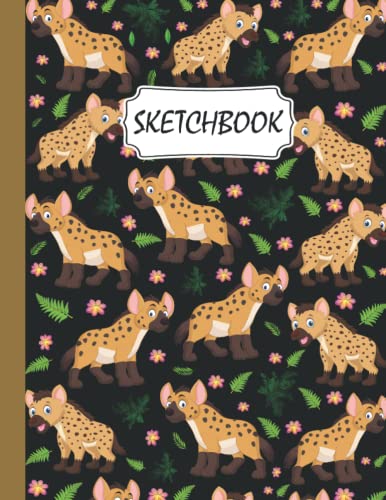 Hyena Sketchbook: Hyena Pattern Sketching, Sketch Drawing, Sketchbook ...