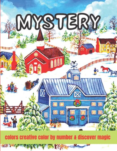 Mystery colors creative color by number & discover magic: 100 Mystery ...