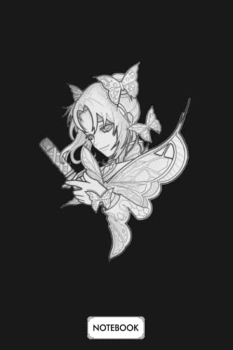 Shinobu Manga Notebook: Diary, Matte Finish Cover, 6x9 120 Pages, Lined ...