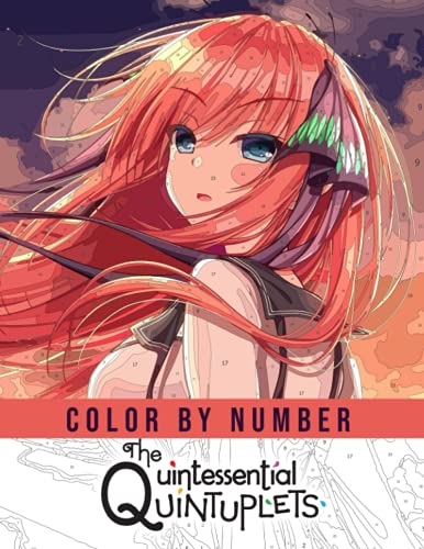 the Quintessential Quintuplets Color By Number: Favorite Romance ...