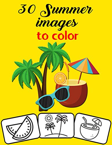 30 Summer Images to Color: Color and Do Fun! with this Awesome Summer ...