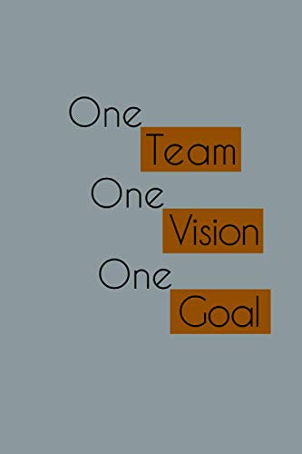 One Team One Vision One Goal: Team Gifts for Employees , Staff Members ...