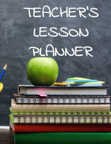 Teacher Lesson Plan Book & Record Book: Individual, Weekly and Monthly ...