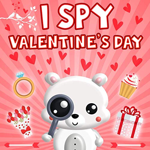 I Spy Valentine's Day: A Fun Coloring and Guessing Game Book for Kids ...