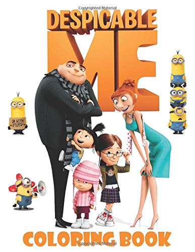 Despicable Me Coloring Book: A Fun Coloring Book with High Quality ...