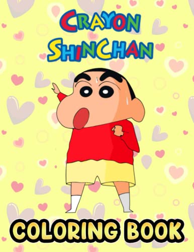 Crayon Shin-chan Coloring Book: Perfect Coloring Book For Adults and ...