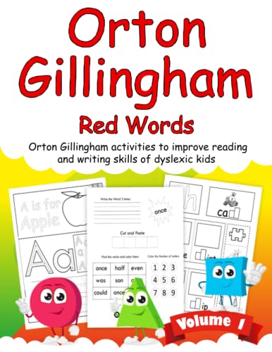 Orton Gillingham Red Words. Orton Gillingham activities to help kids ...