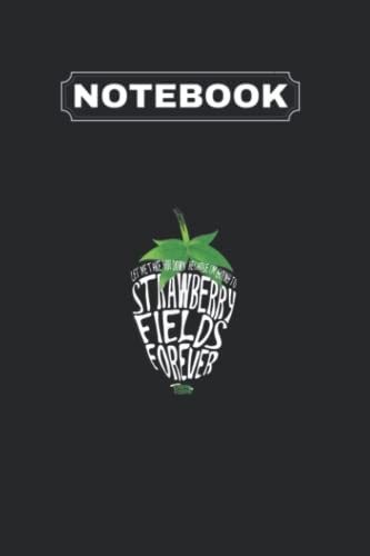 Notebook: Lyrics By Lennon And Mccartney Strawberry Fields Notebook 6in ...