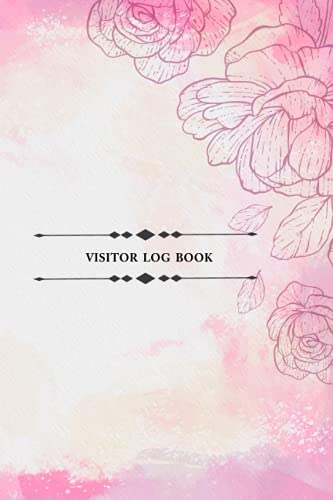 Visitor Log Book: Visitor Sign in Log Book, School Visitors Book ...