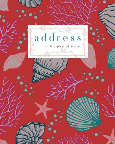 Address with Alphabet Index: 8x10 Large Contact Book with A-Z ...