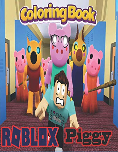 Coloring Book Roblox Piggy: Amazing Jumbo coloring book Roblox Piggy by ...