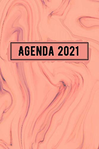 Agenda 2021 Semainier Rose a5: Agenda Semainier d'un an de janvier 2021 ...