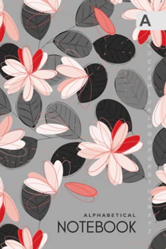 Alphabetical Notebook: 4x6 Lined-Journal Organizer Mini with ...